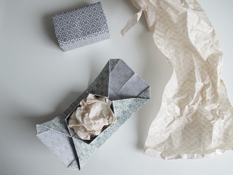 DIY Box made of a single sheet of paper | DESIGN AND FORM